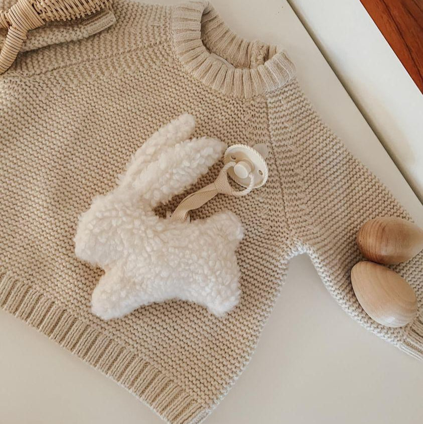 Bunny Pacifier Holder – The Butter Flying