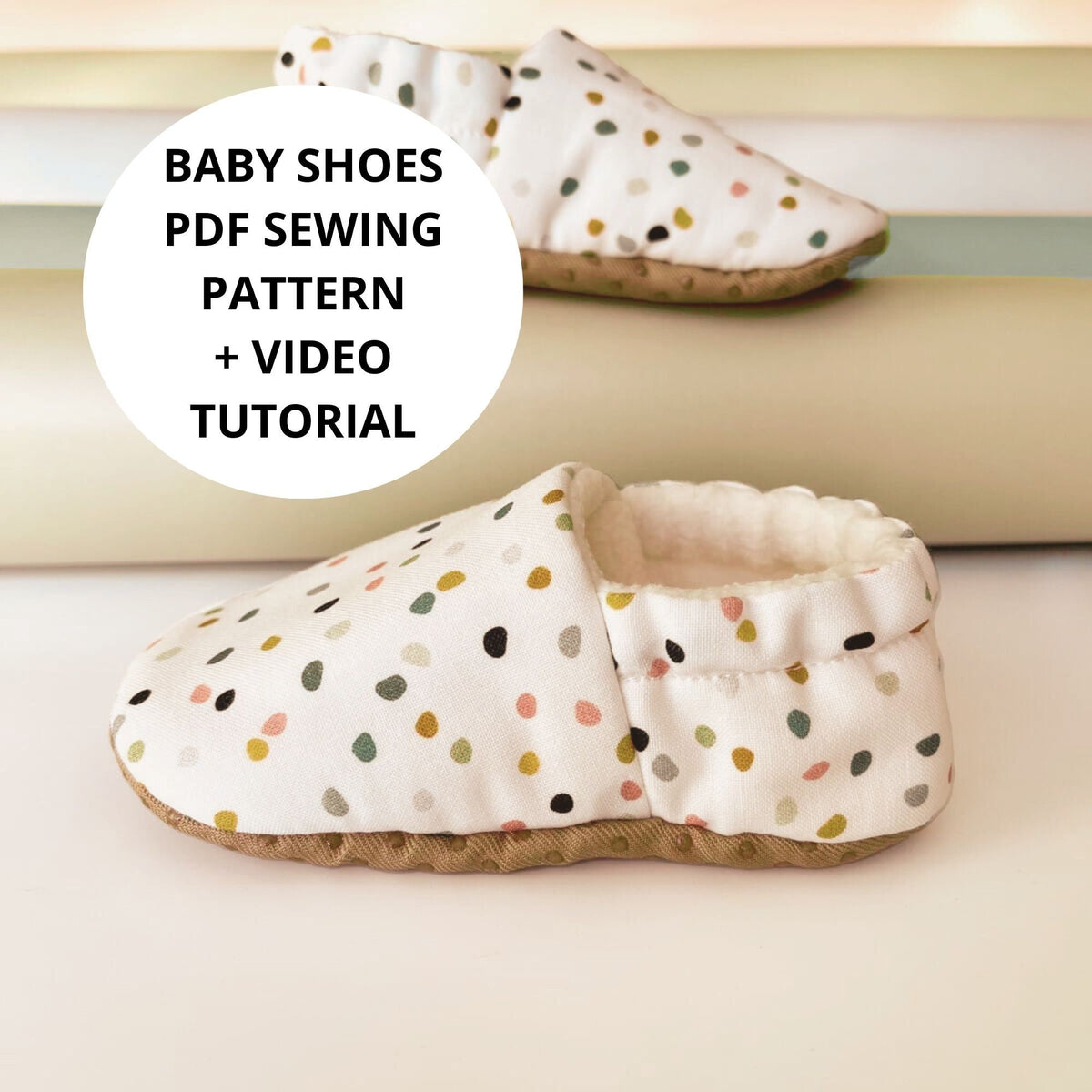 Chaussures pour bébé et nouveau-né - Patron de couture et tutoriel vid ...